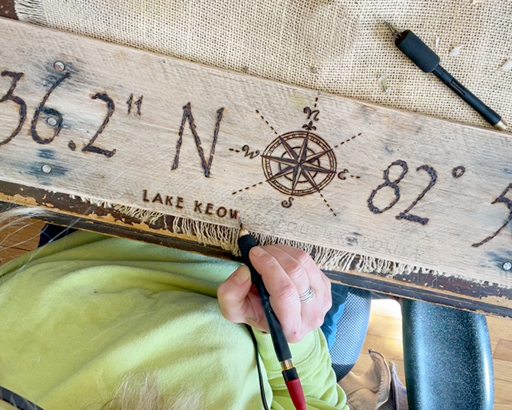 Home & Living :: Home Decor :: Personalized Location Sign With Compass ...